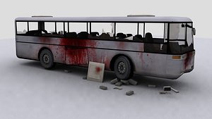 3d coach city bus model
