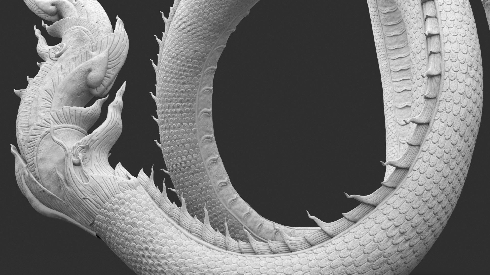 Serpent Dragon White Rigged For Cinema 4D 3D Model - TurboSquid 2335680
