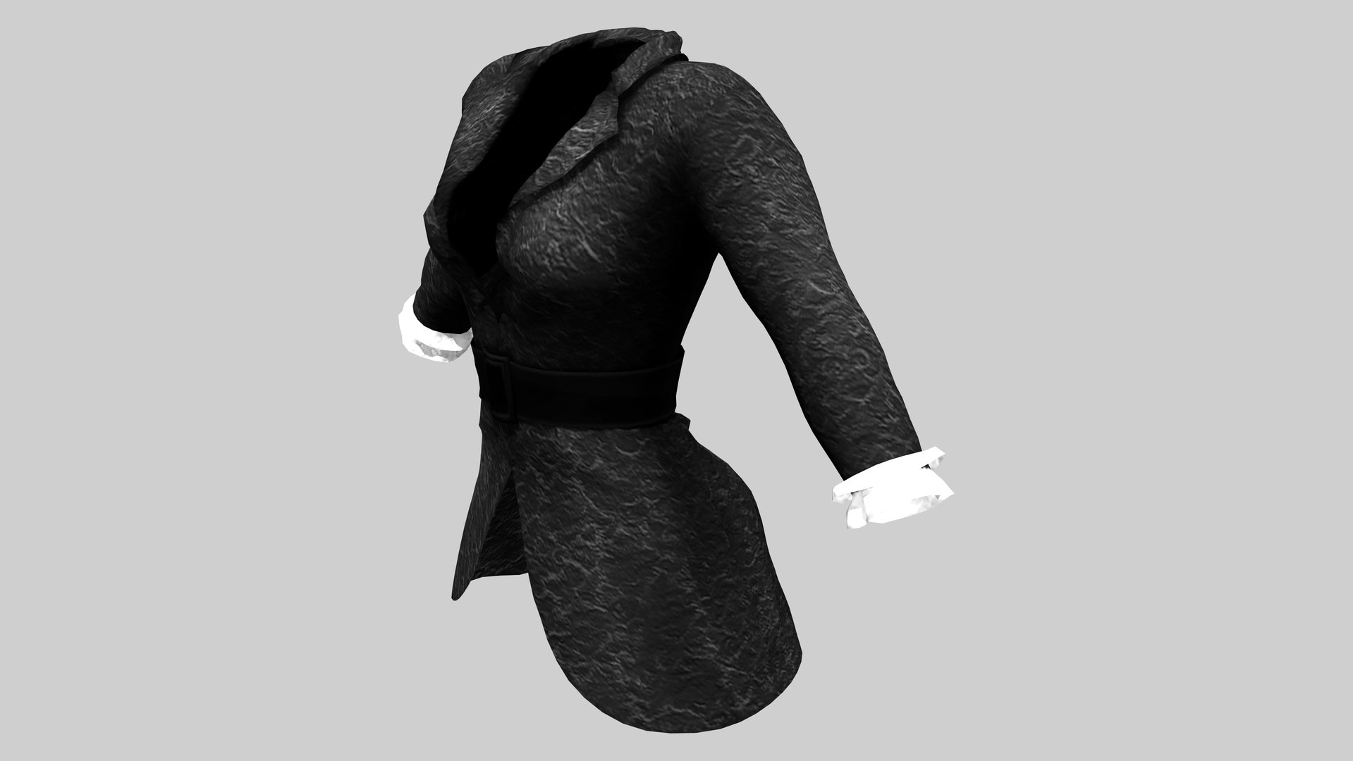 3D Ladies Steampunk Jacket - TurboSquid 1904538