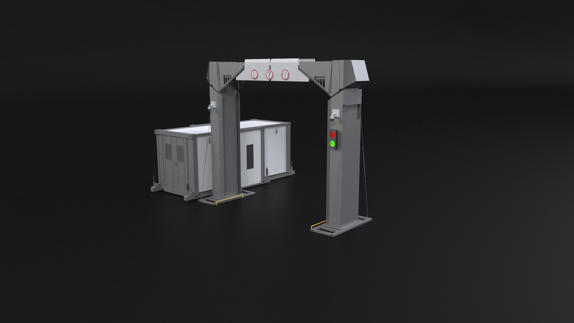 Border X-Ray Gate model - TurboSquid 1829711