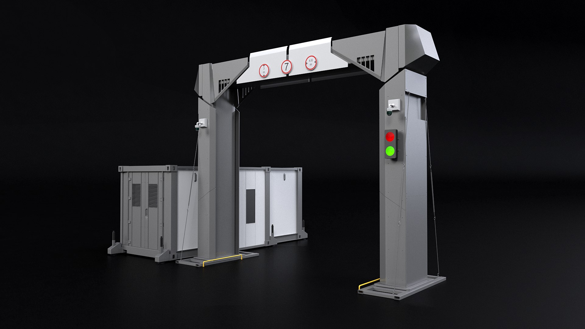 Border X-Ray Gate model - TurboSquid 1829711