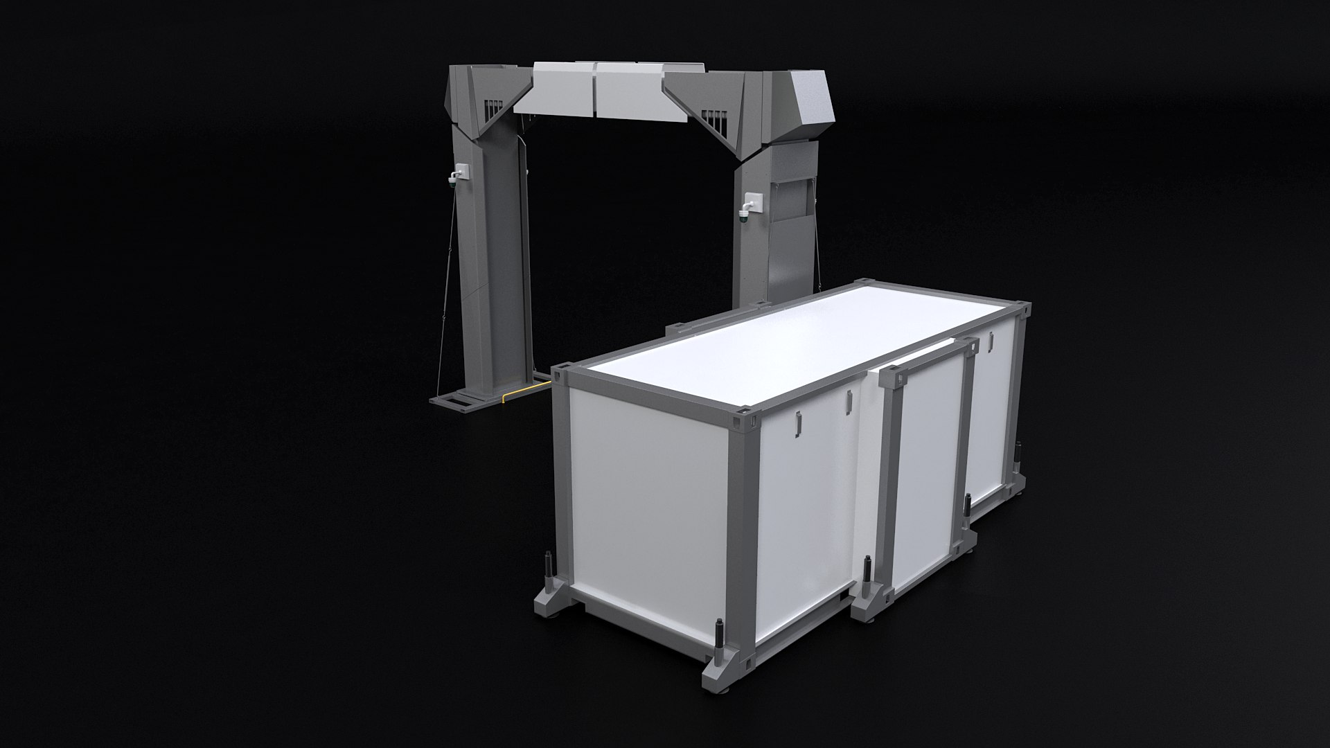 Border X-Ray Gate model - TurboSquid 1829711