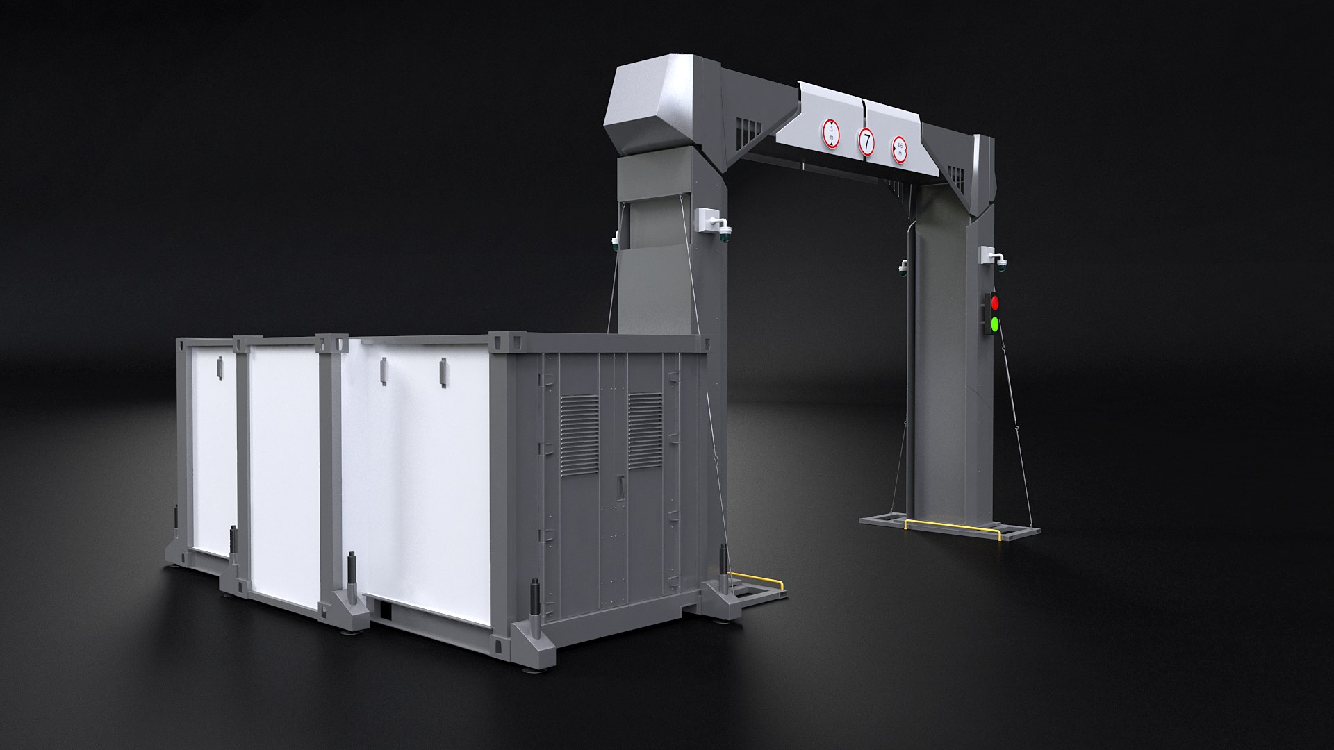 Border X-Ray Gate model - TurboSquid 1829711