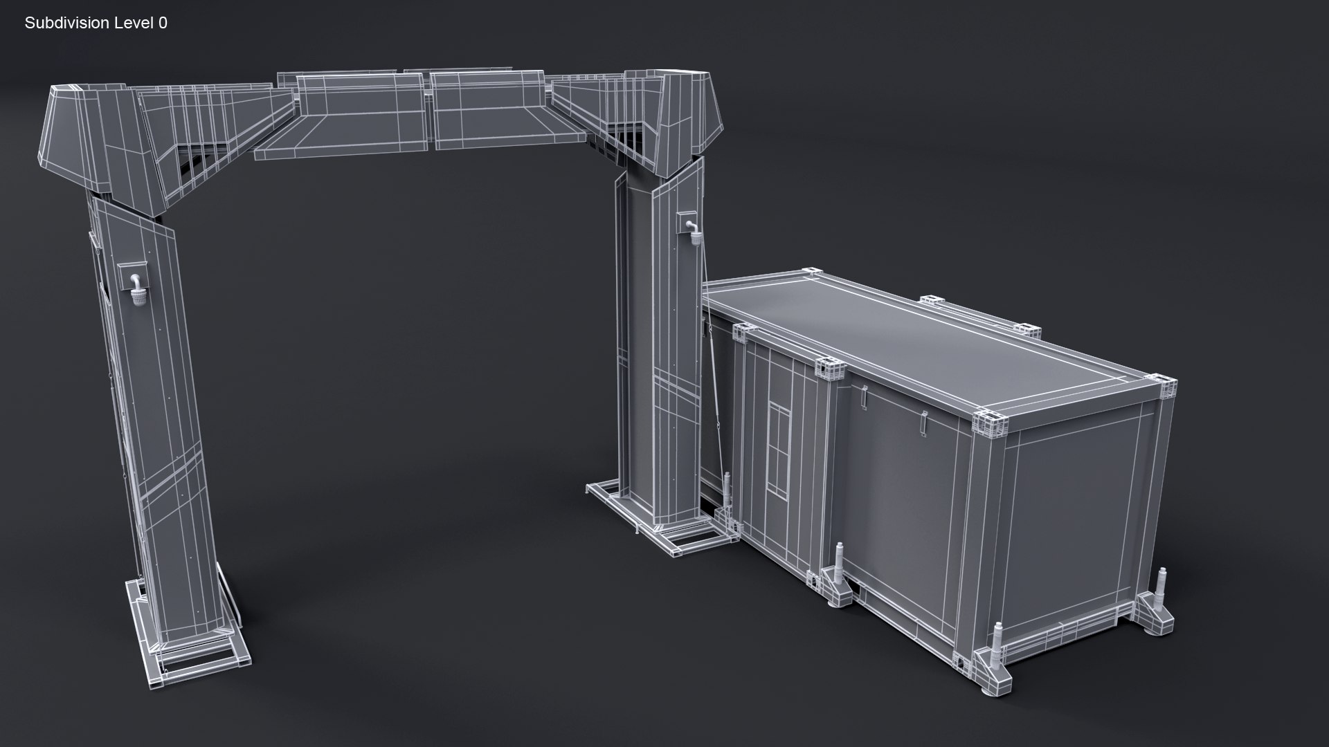 Border X-Ray Gate model - TurboSquid 1829711