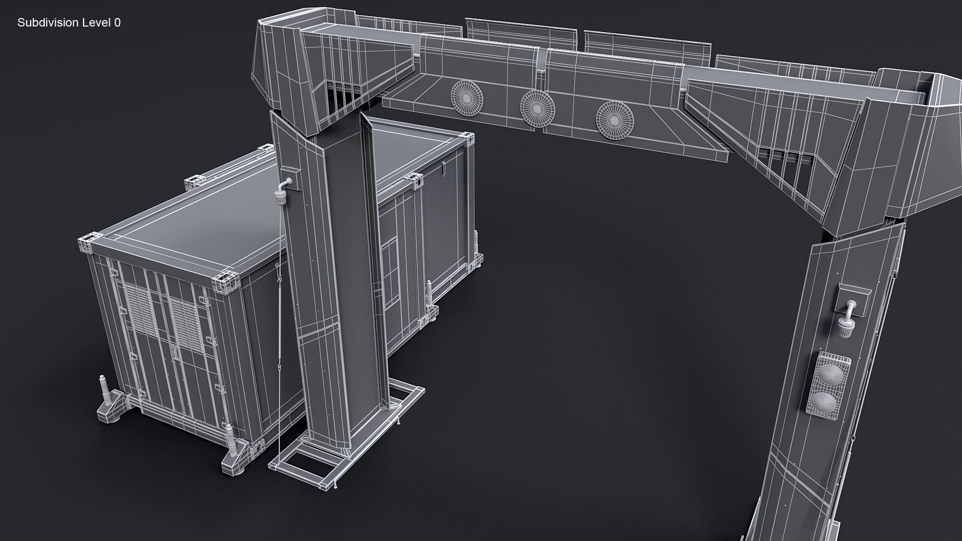 Border X-Ray Gate model - TurboSquid 1829711