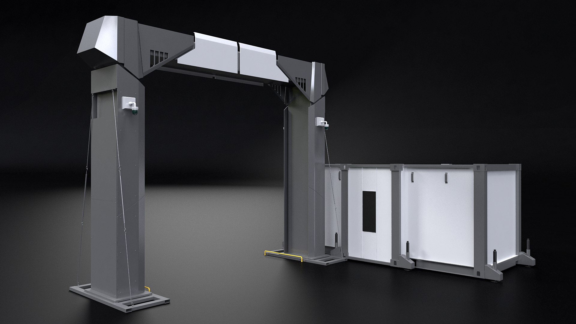 Border X-Ray Gate model - TurboSquid 1829711