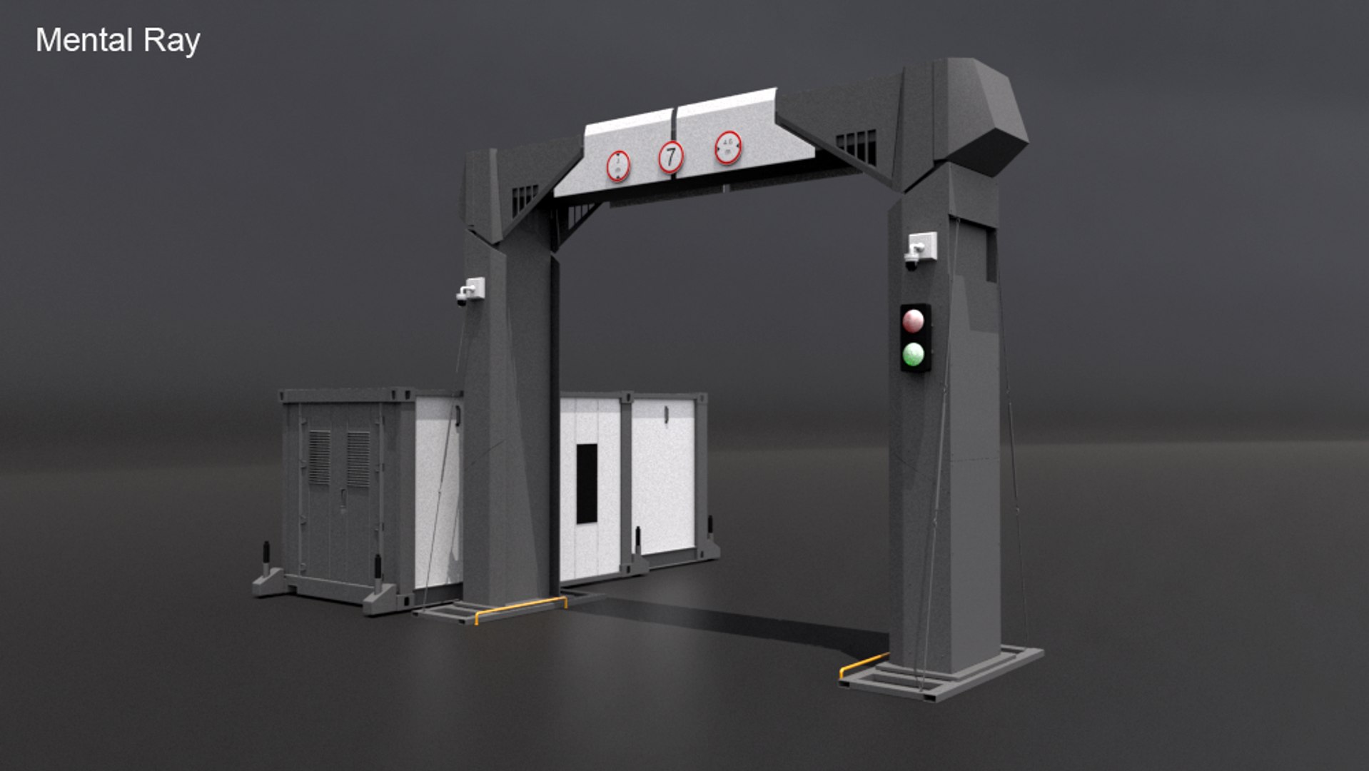 Border X-Ray Gate model - TurboSquid 1829711