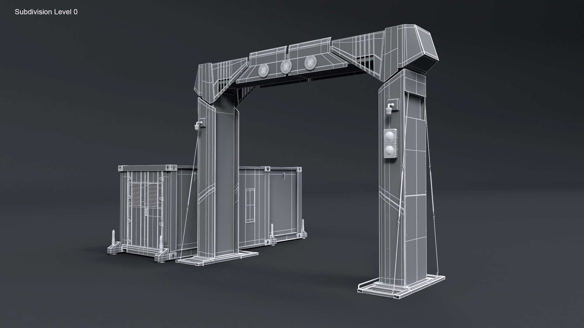 Border X-Ray Gate model - TurboSquid 1829711