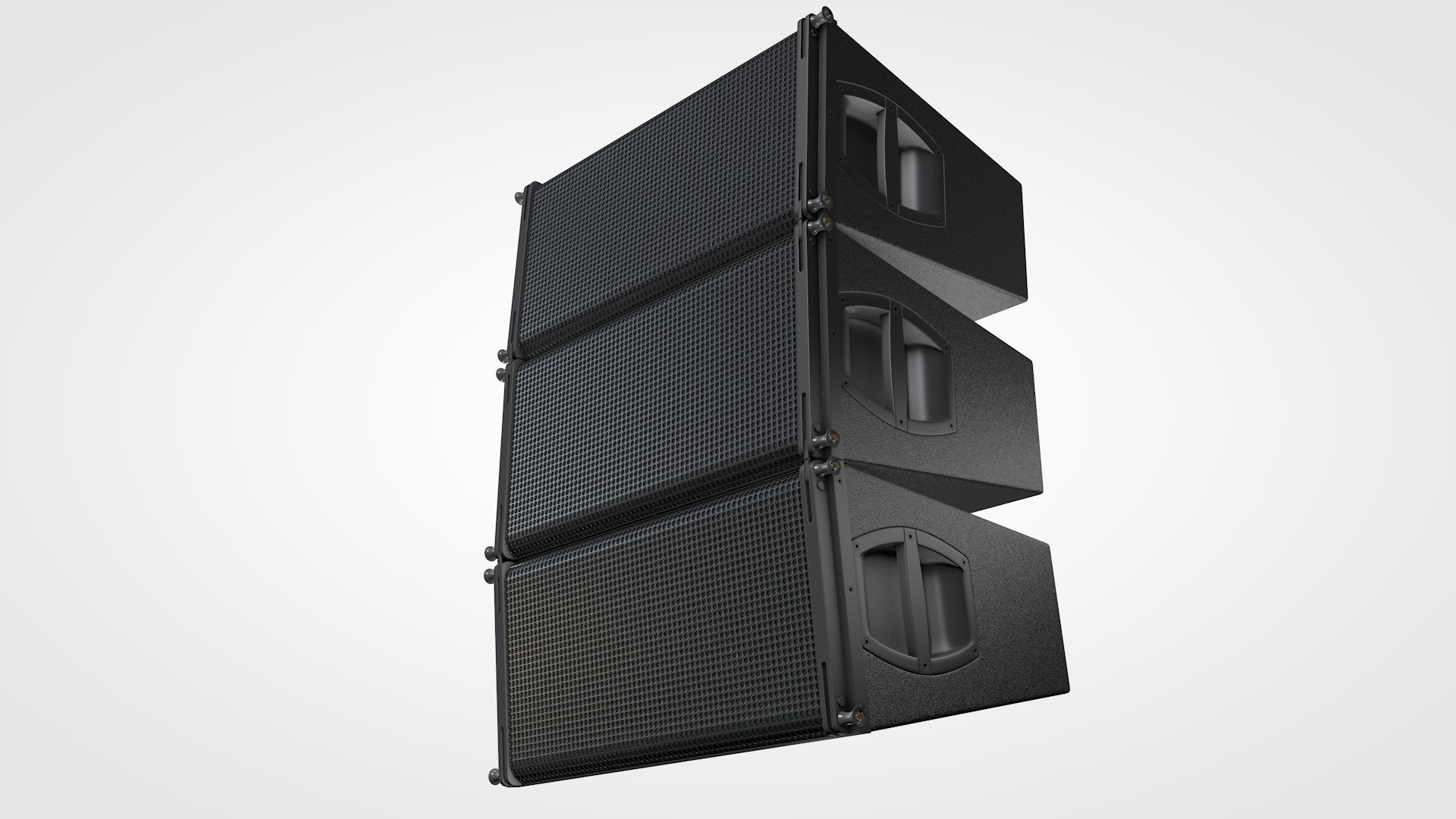 3D model Line Array Loudspeaker - TurboSquid 1962119