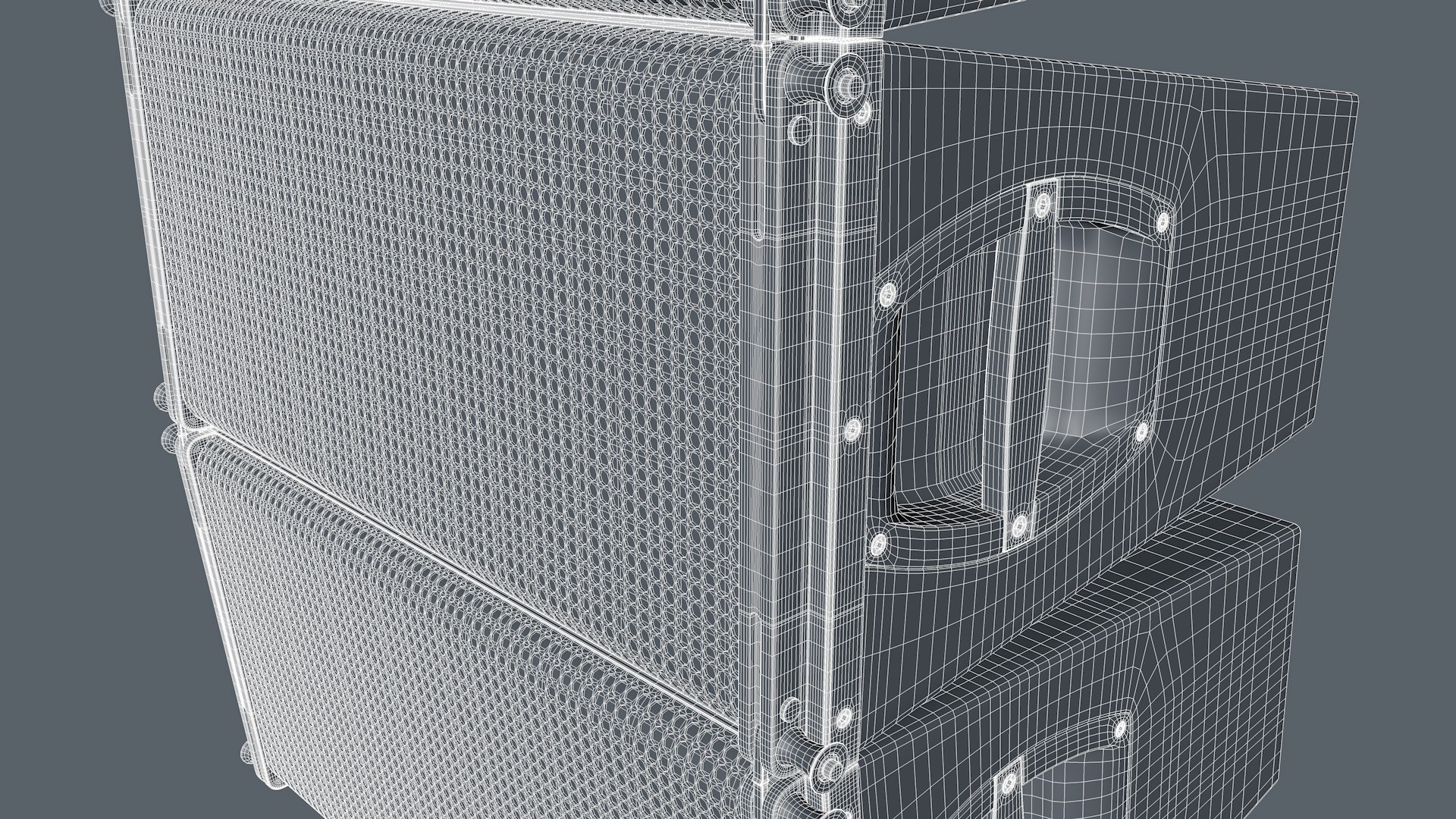 3D model Line Array Loudspeaker - TurboSquid 1962119