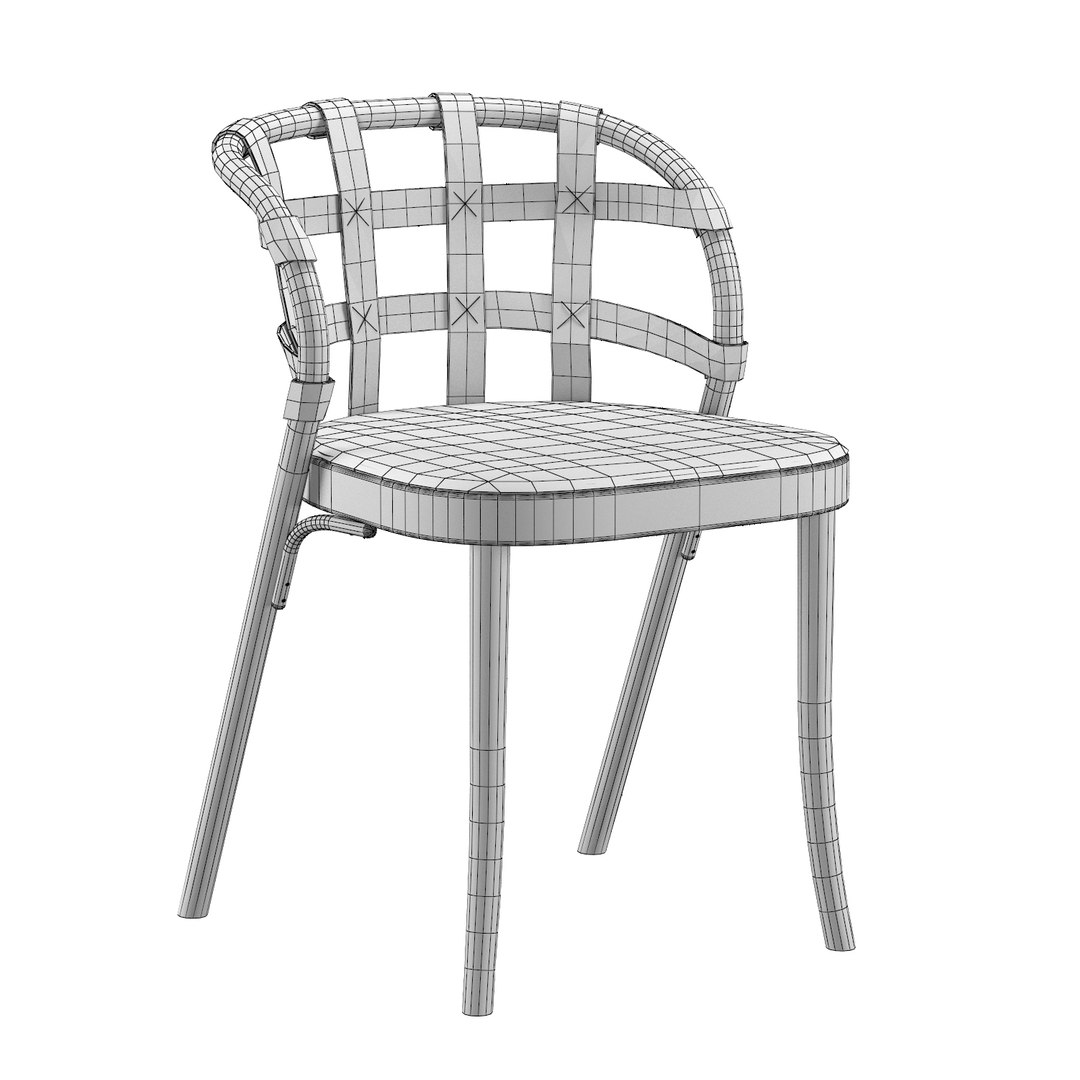 3D Collage Chair Model - TurboSquid 1585007