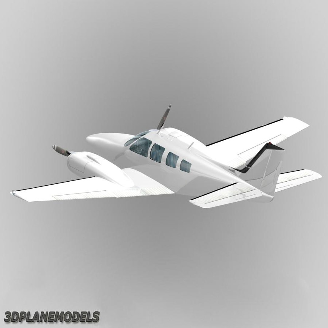 Beechcraft Baron B58 Generic 3d Max