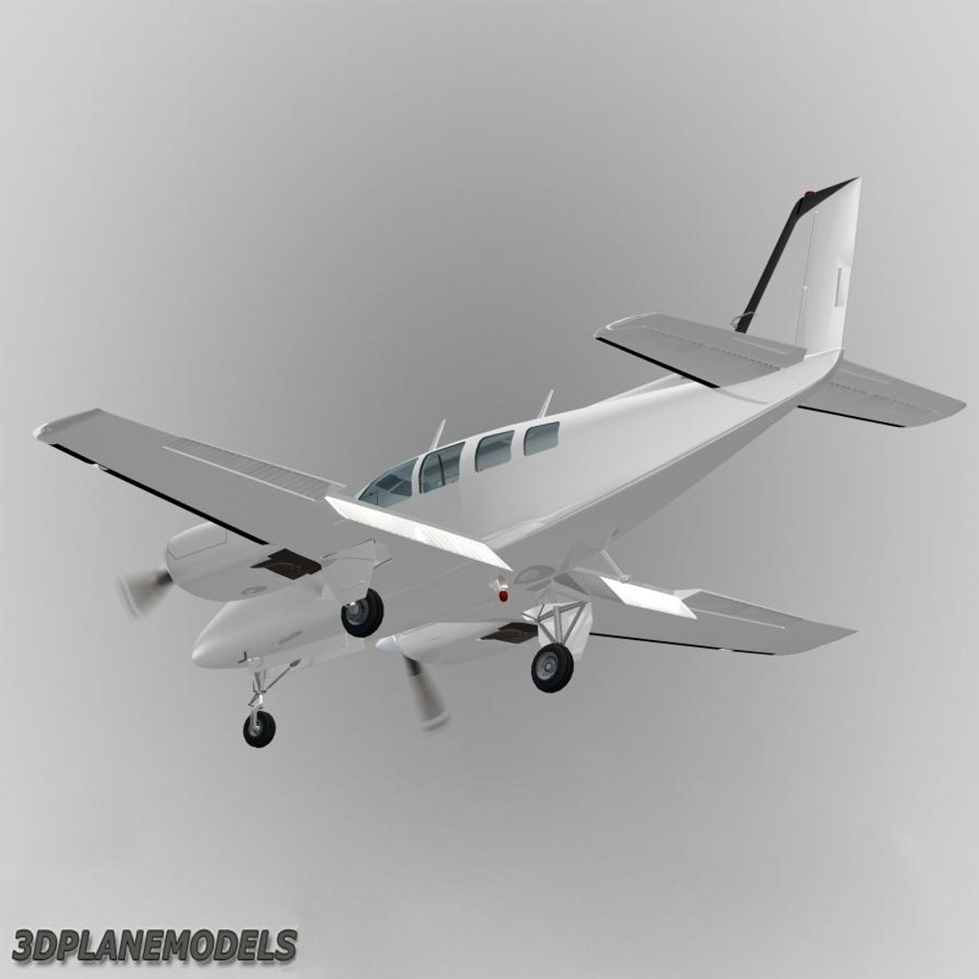 Beechcraft Baron B58 Generic 3d Max