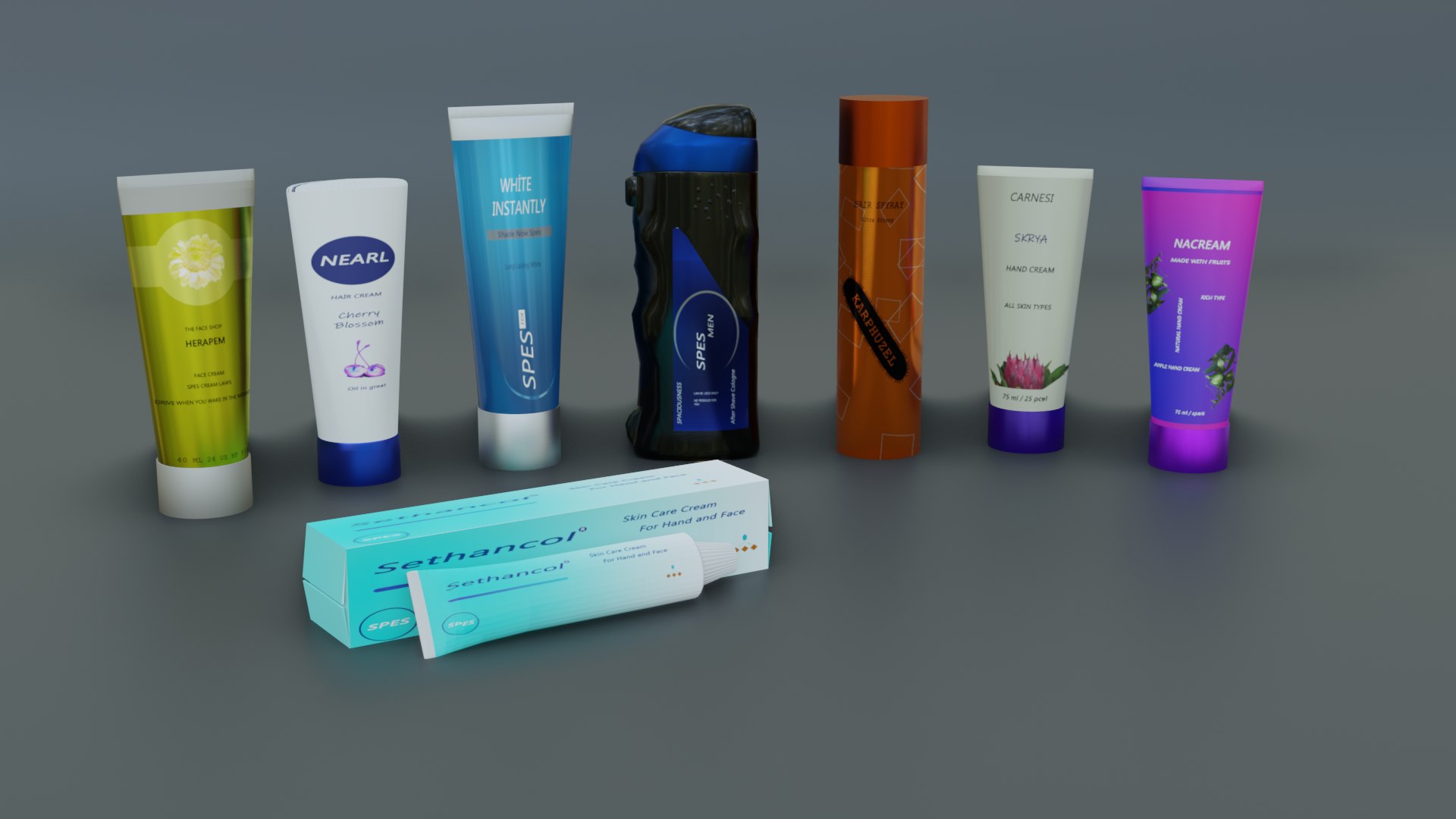 3D Cosmetics - TurboSquid 1987804