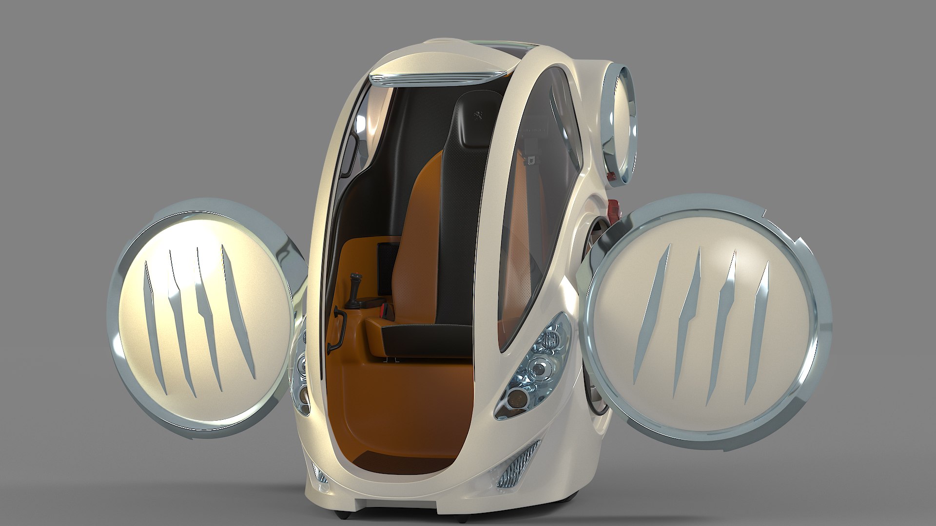 Peugeot EGO 3D Model - TurboSquid 1897777