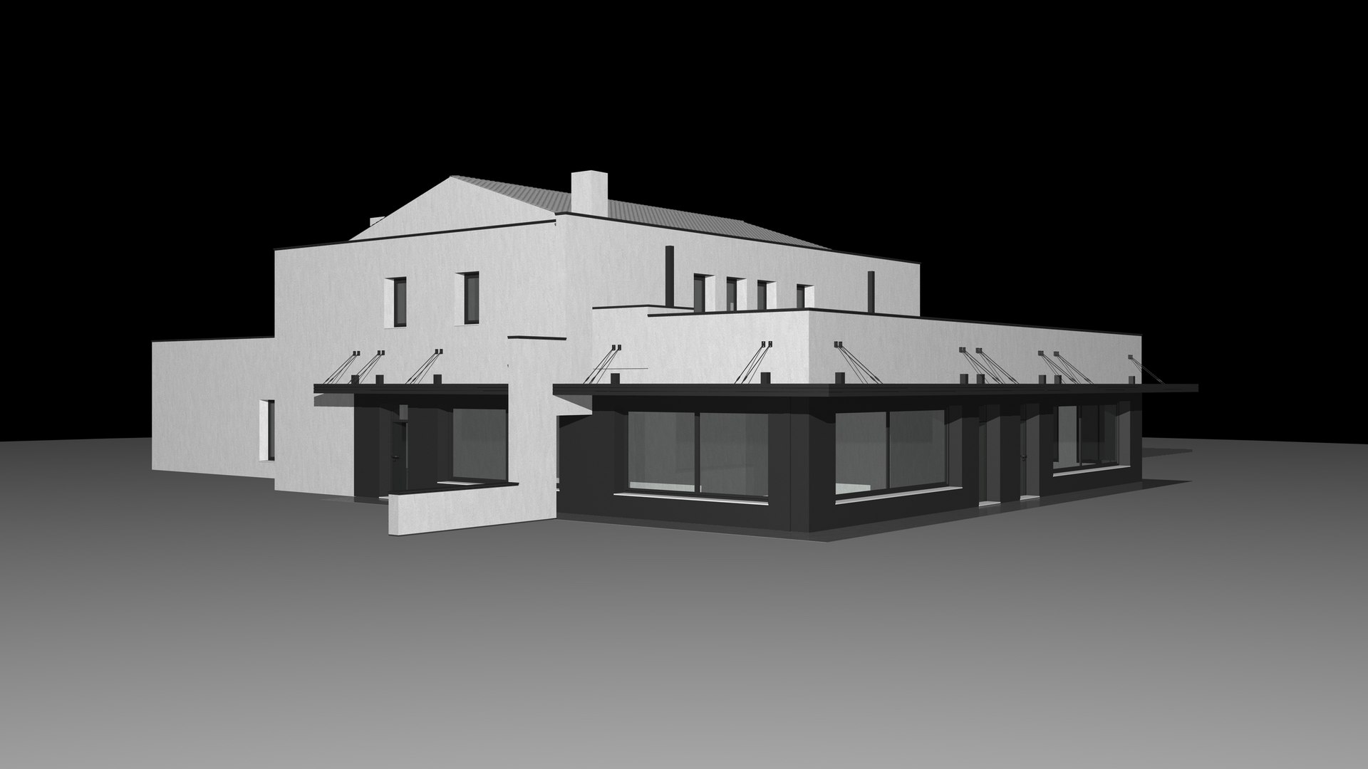 3D Model Commercial Building-1 - TurboSquid 2160778