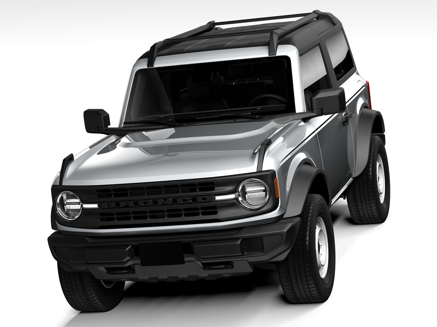 3D Ford Bronco Base 2-door 2021 Model - TurboSquid 2221991