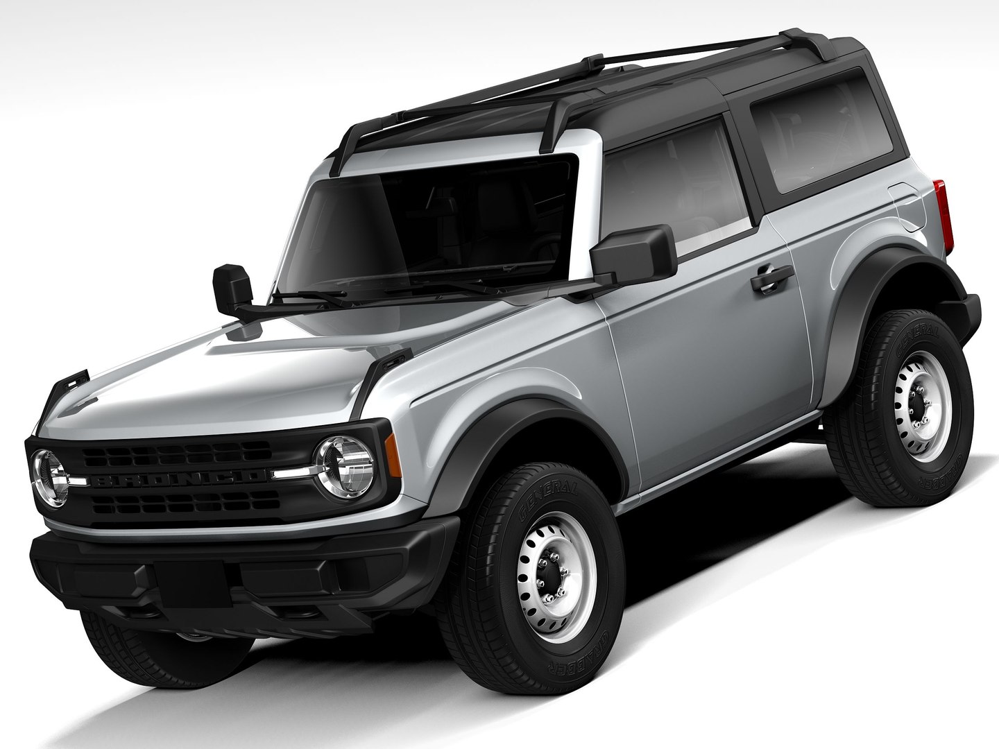 3D Ford Bronco Base 2-door 2021 Model - TurboSquid 2221991