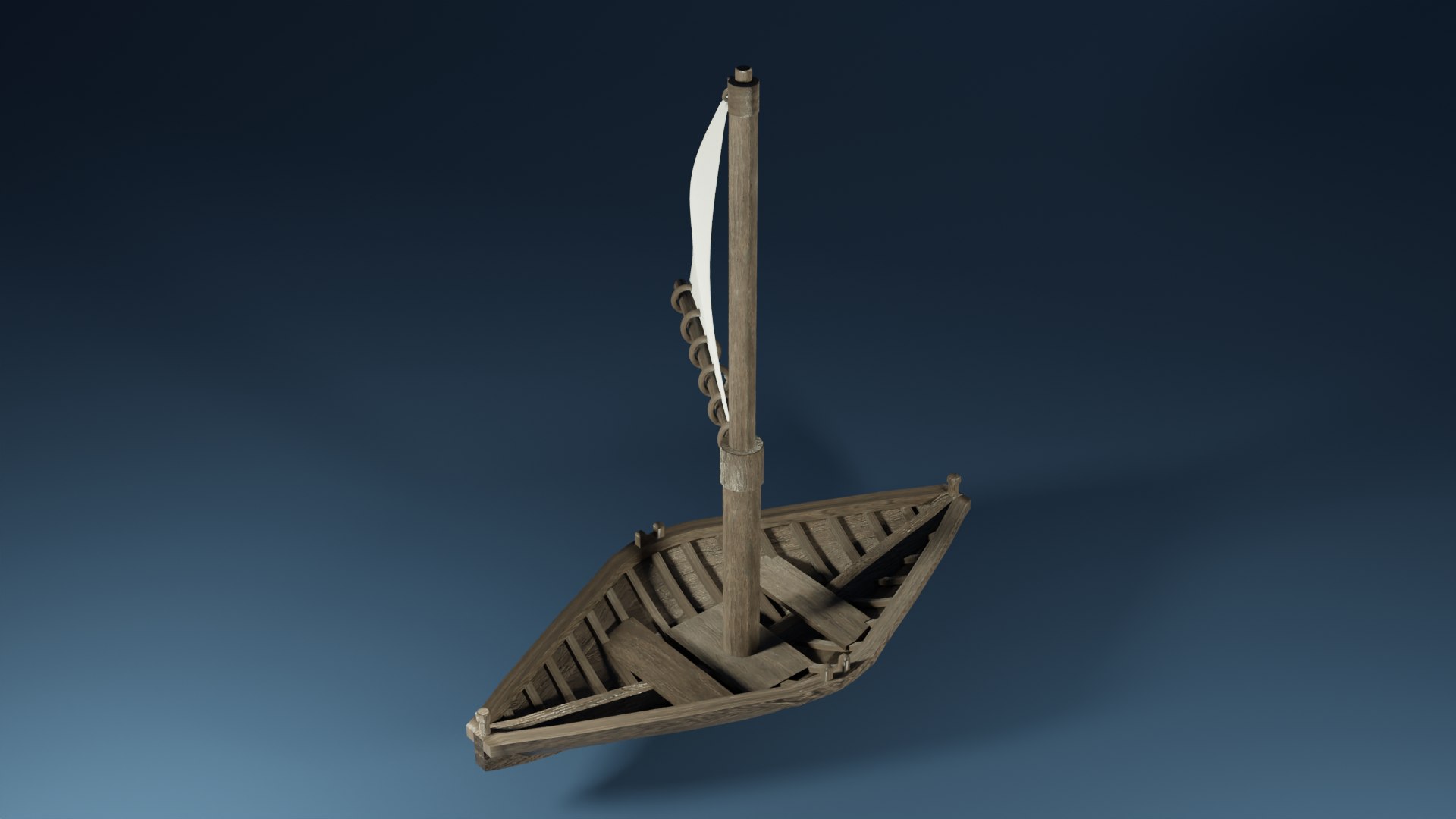 Sailboat With A Triangle Mast Model - TurboSquid 1832201