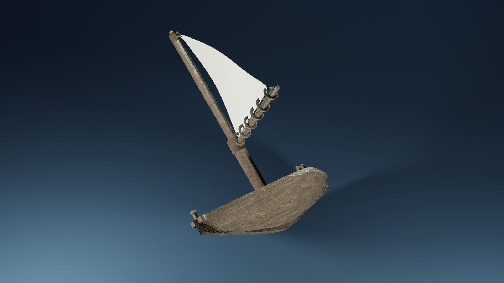 Sailboat With A Triangle Mast Model - TurboSquid 1832201