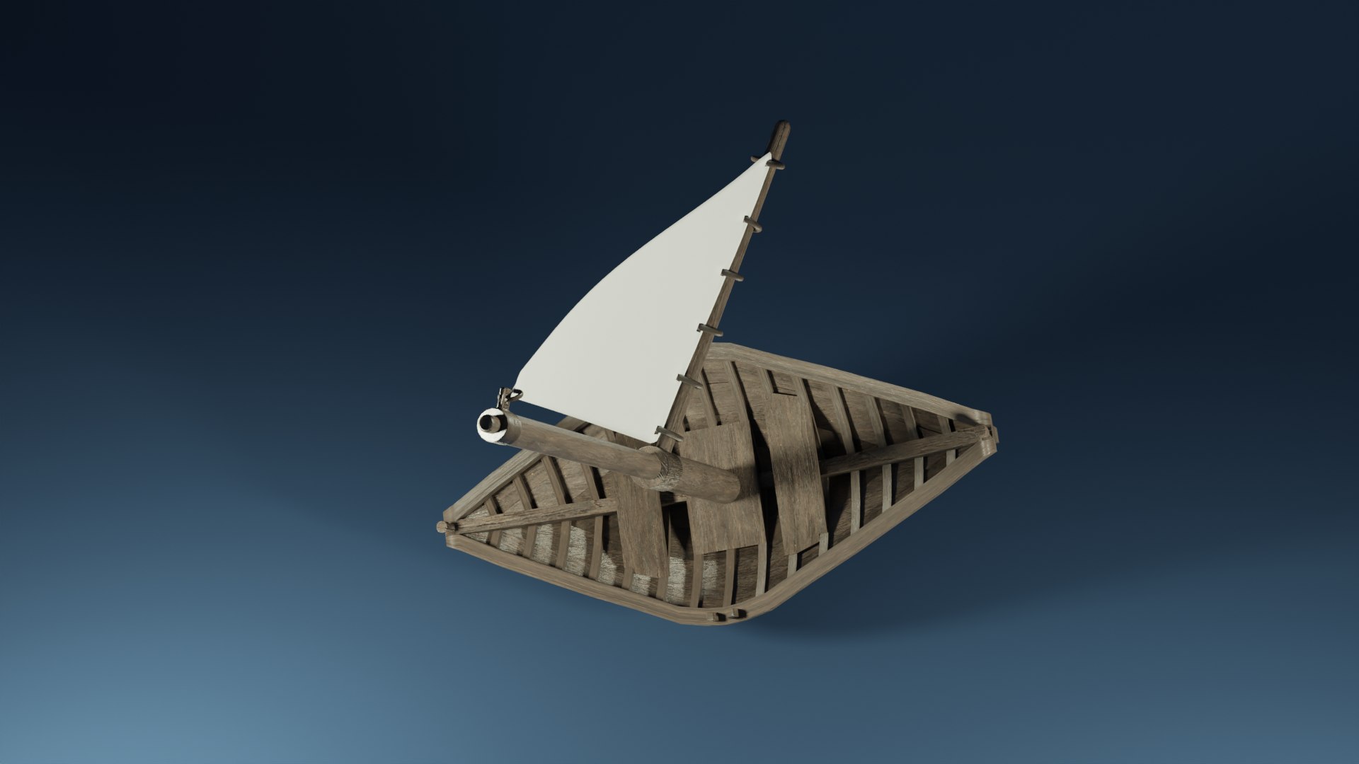 Sailboat With A Triangle Mast Model - TurboSquid 1832201