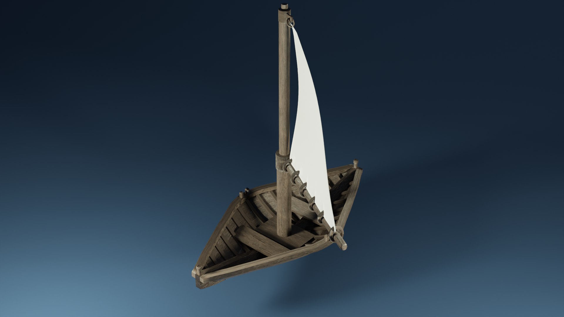 Sailboat With A Triangle Mast Model - TurboSquid 1832201