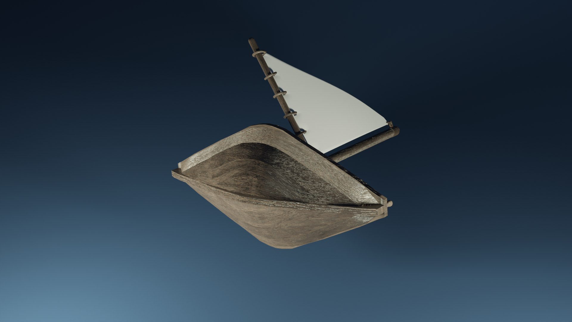 Sailboat With A Triangle Mast Model - TurboSquid 1832201