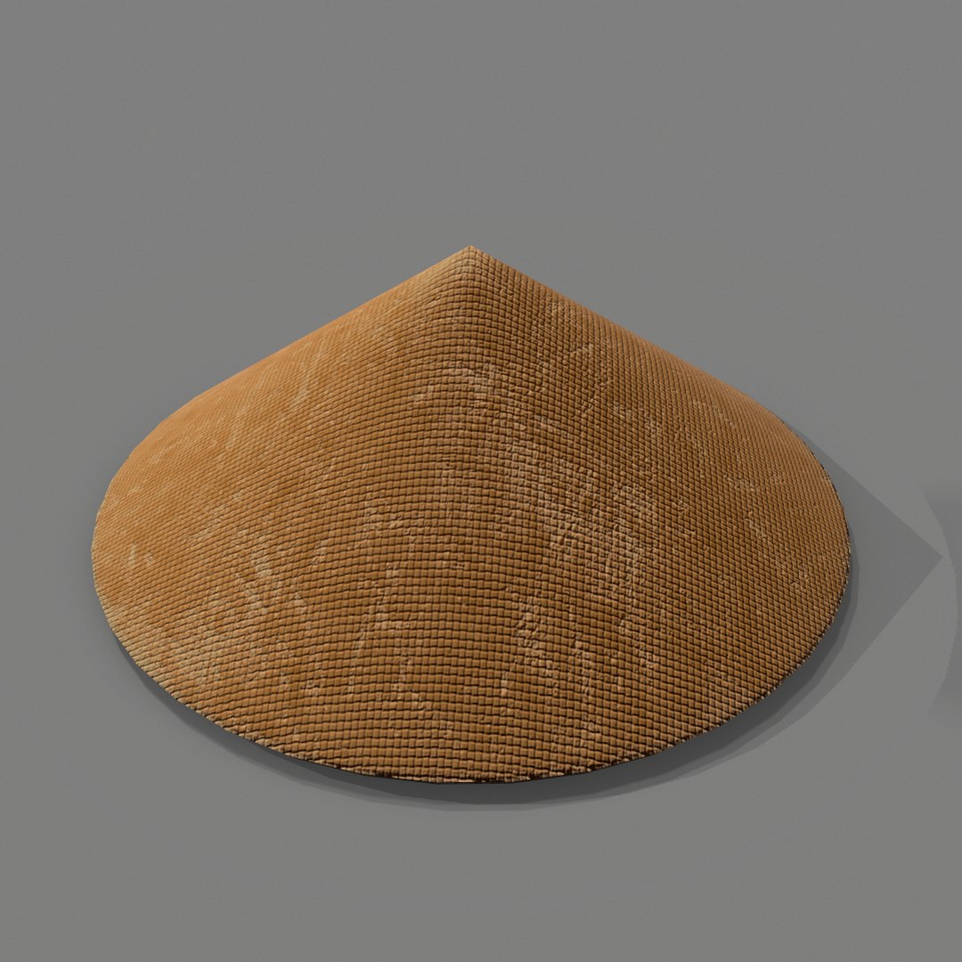 Chinese Hat 3D Model - TurboSquid 1304565