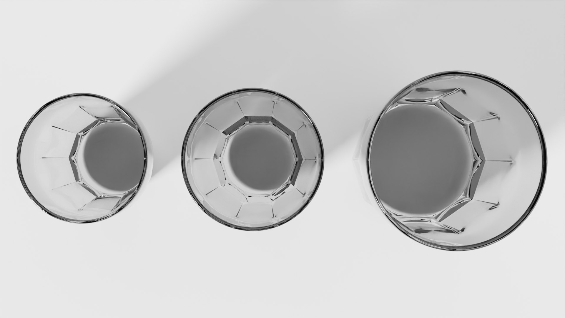 Simple glass collection model - TurboSquid 1811461