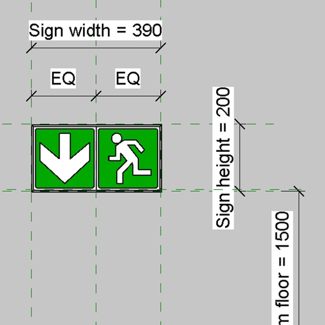 Emergency Exit 1 3D - TurboSquid 1294355