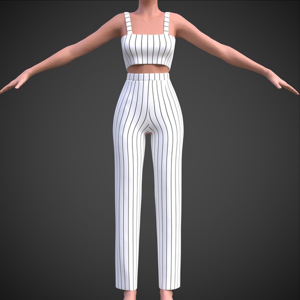 Crop Top 3D Models for Download | TurboSquid