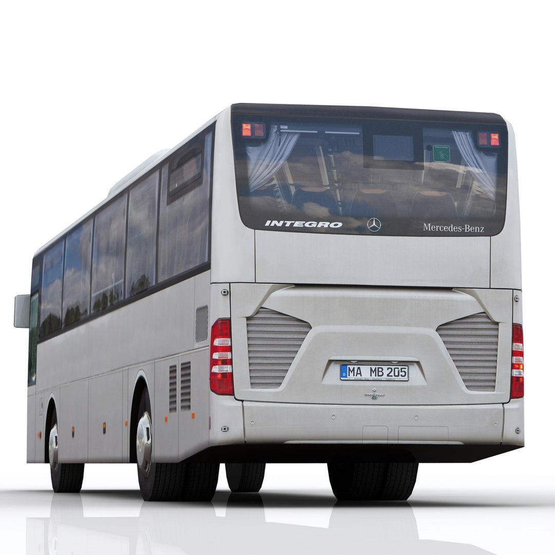 Mercedes Benz Integro Bus 3d Obj