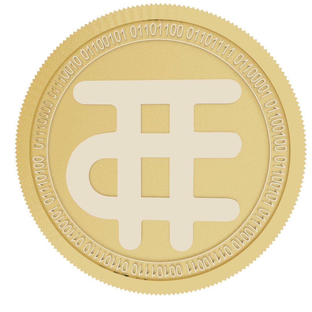 Tokenclub Gold Coin Model - TurboSquid 1556661