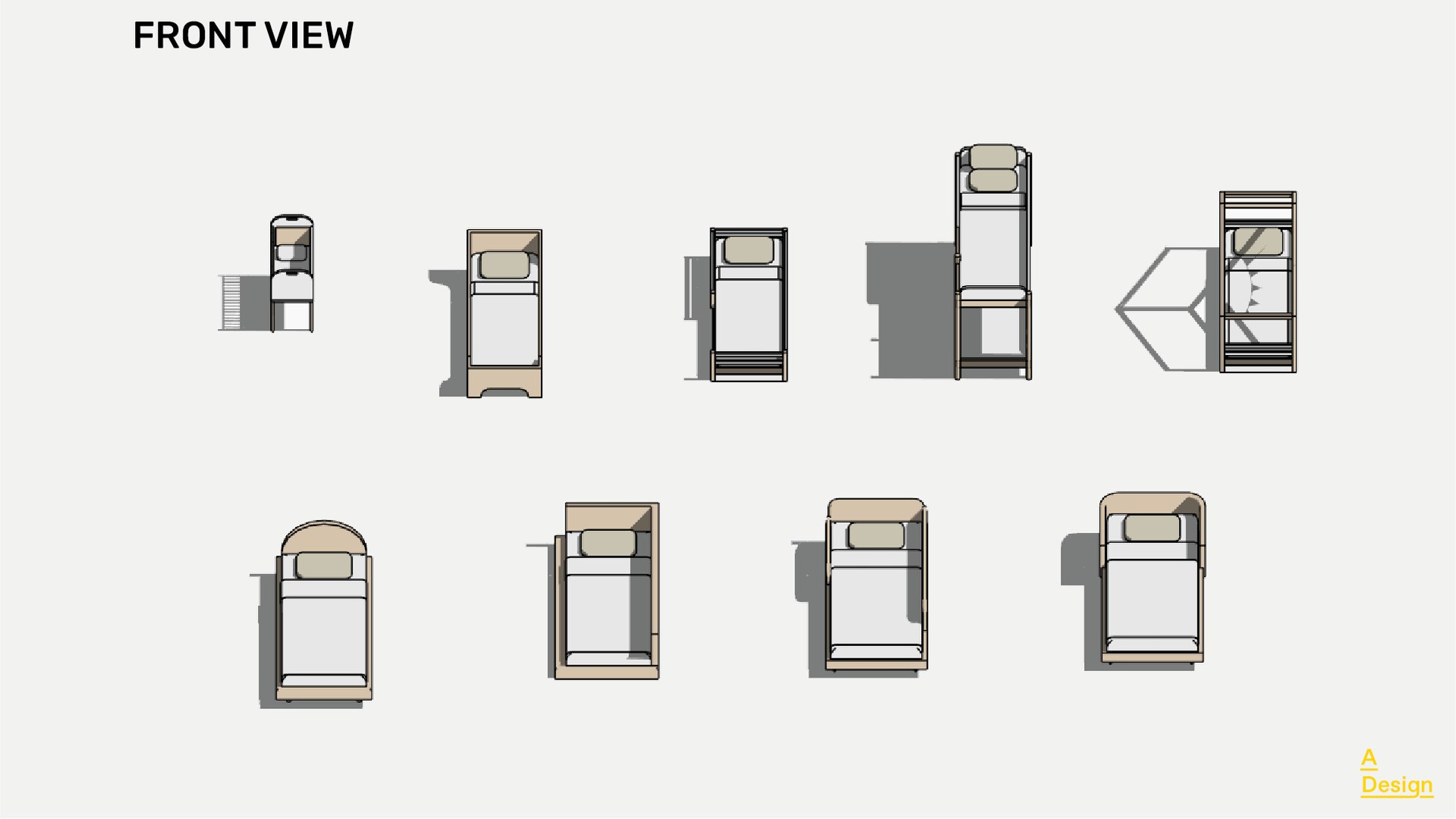 Small Beds - Pack Of Revit Families 3D - TurboSquid 2151422