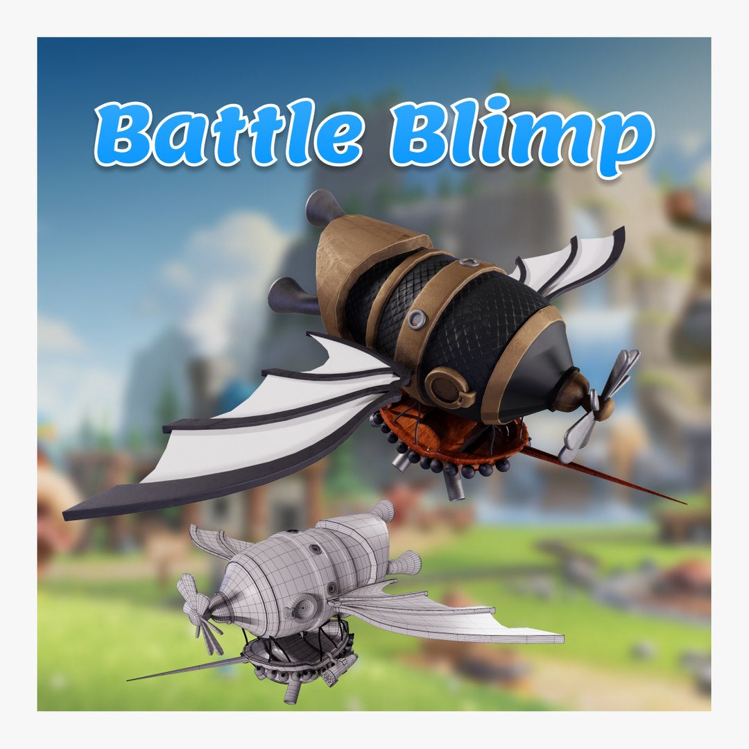 3D Battle Blimp - TurboSquid 2181191