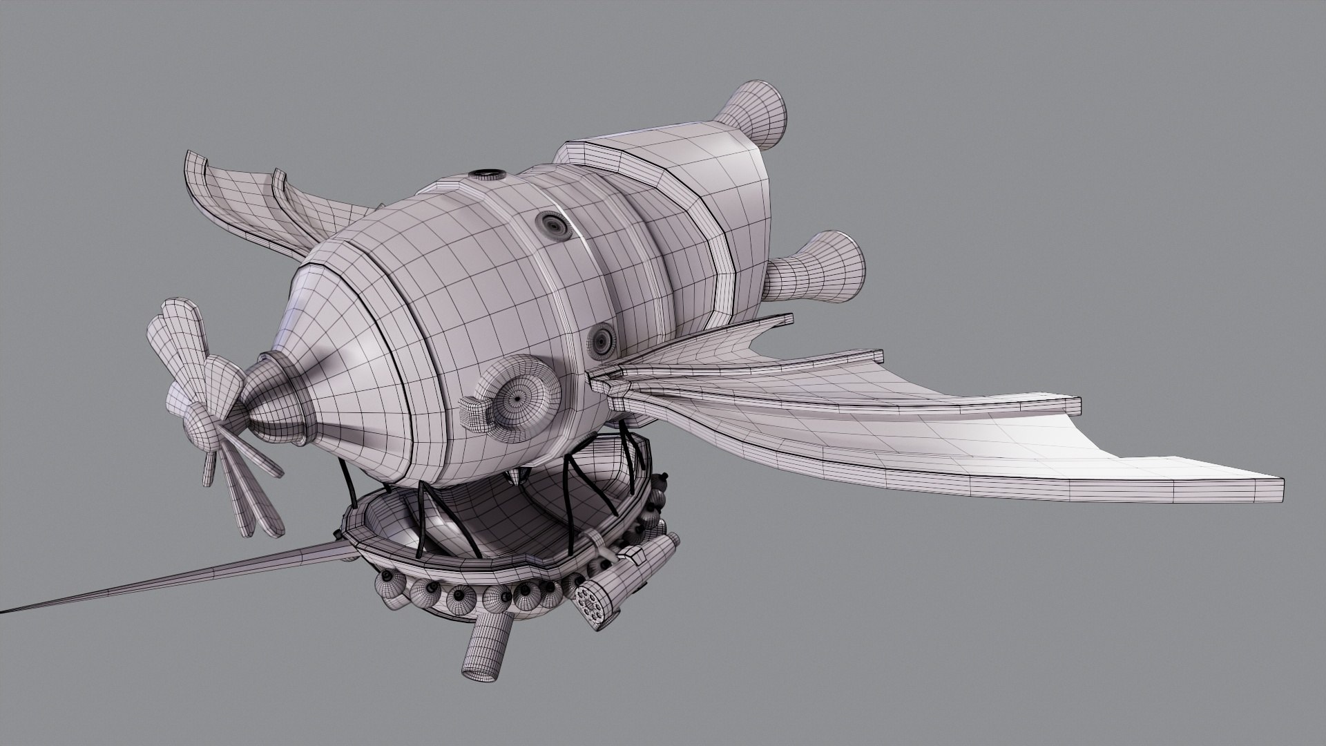 3D Battle Blimp - TurboSquid 2181191