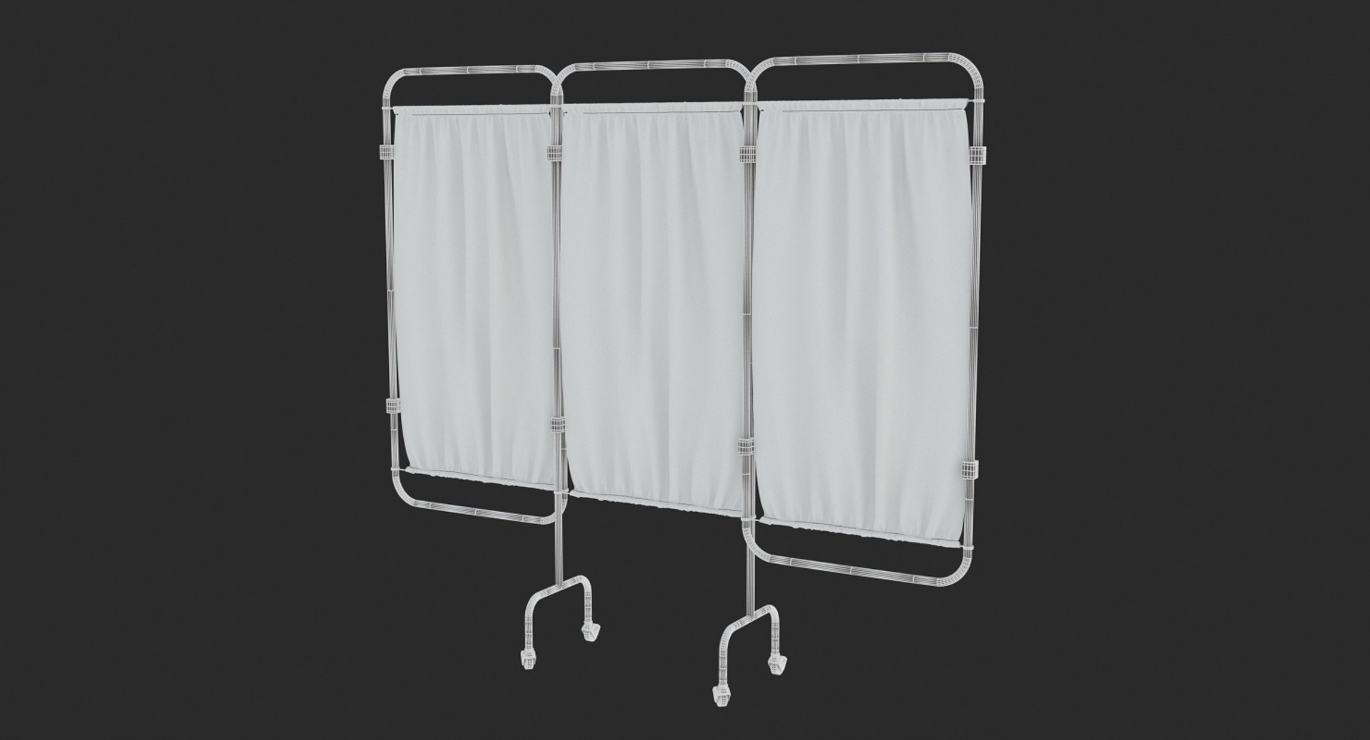 Screen Hospital Privacy 3D Model - TurboSquid 1336571