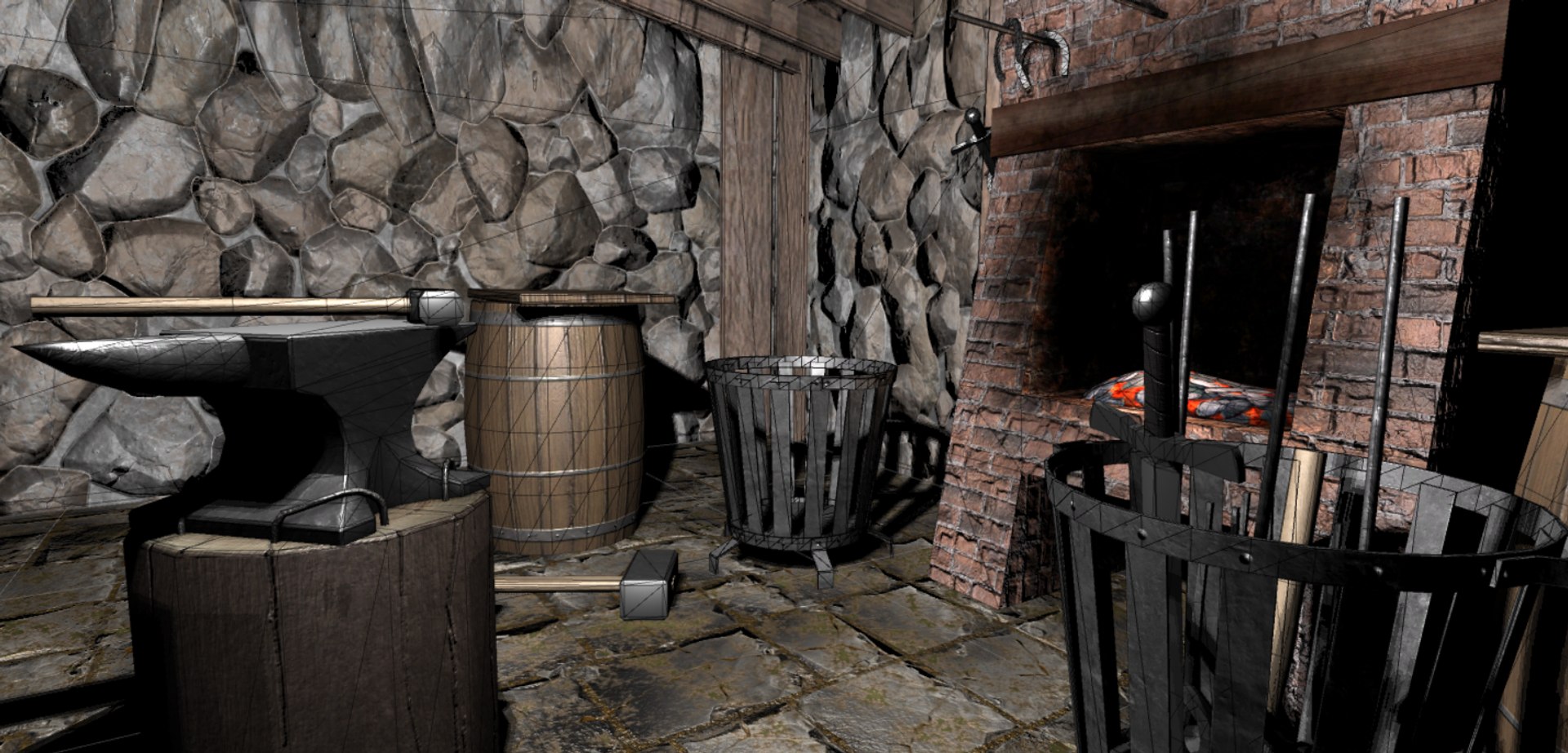 3D Vr Building Props Model - TurboSquid 1437257