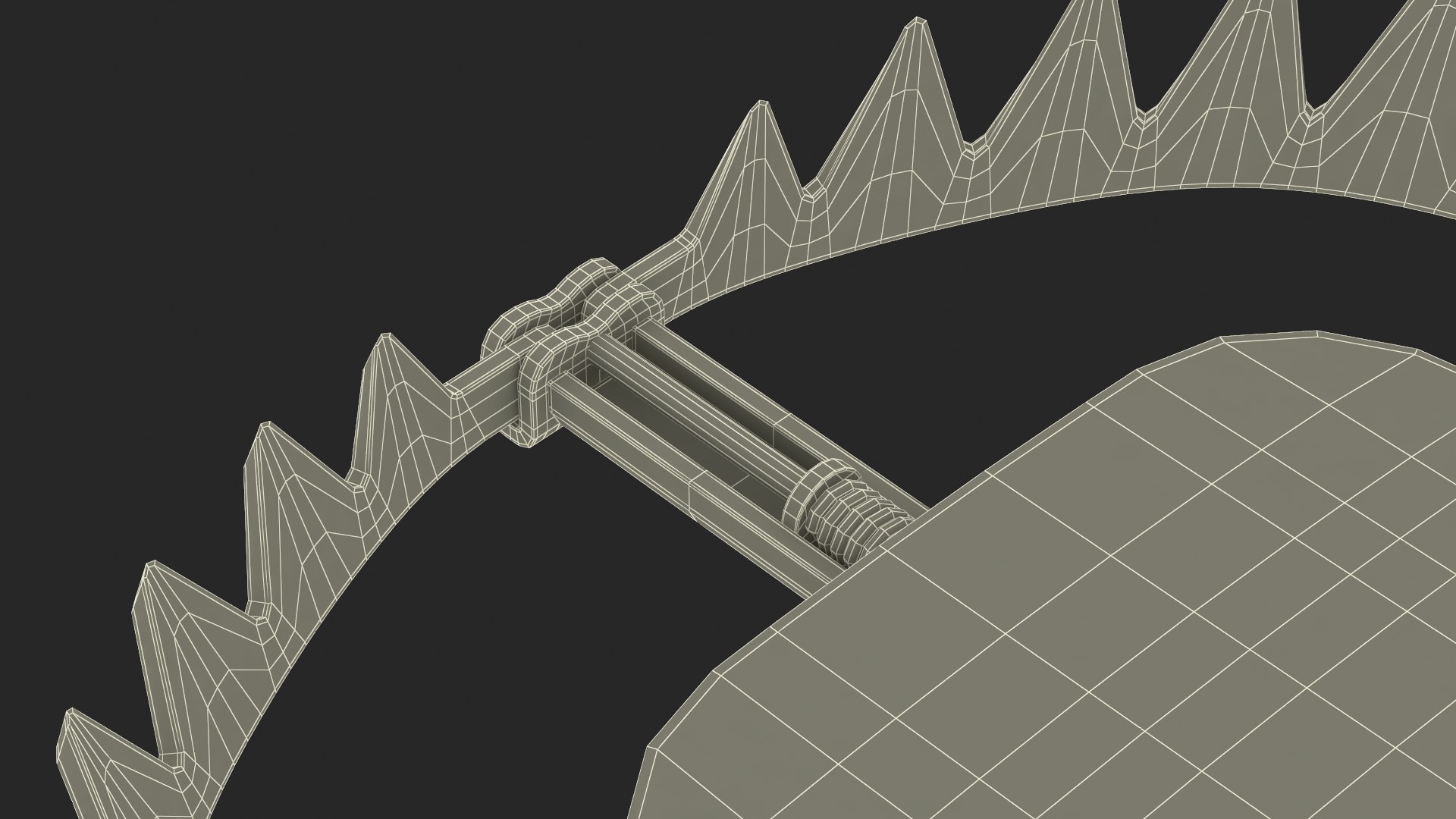 Steel Bear Trap 3D - TurboSquid 1933653