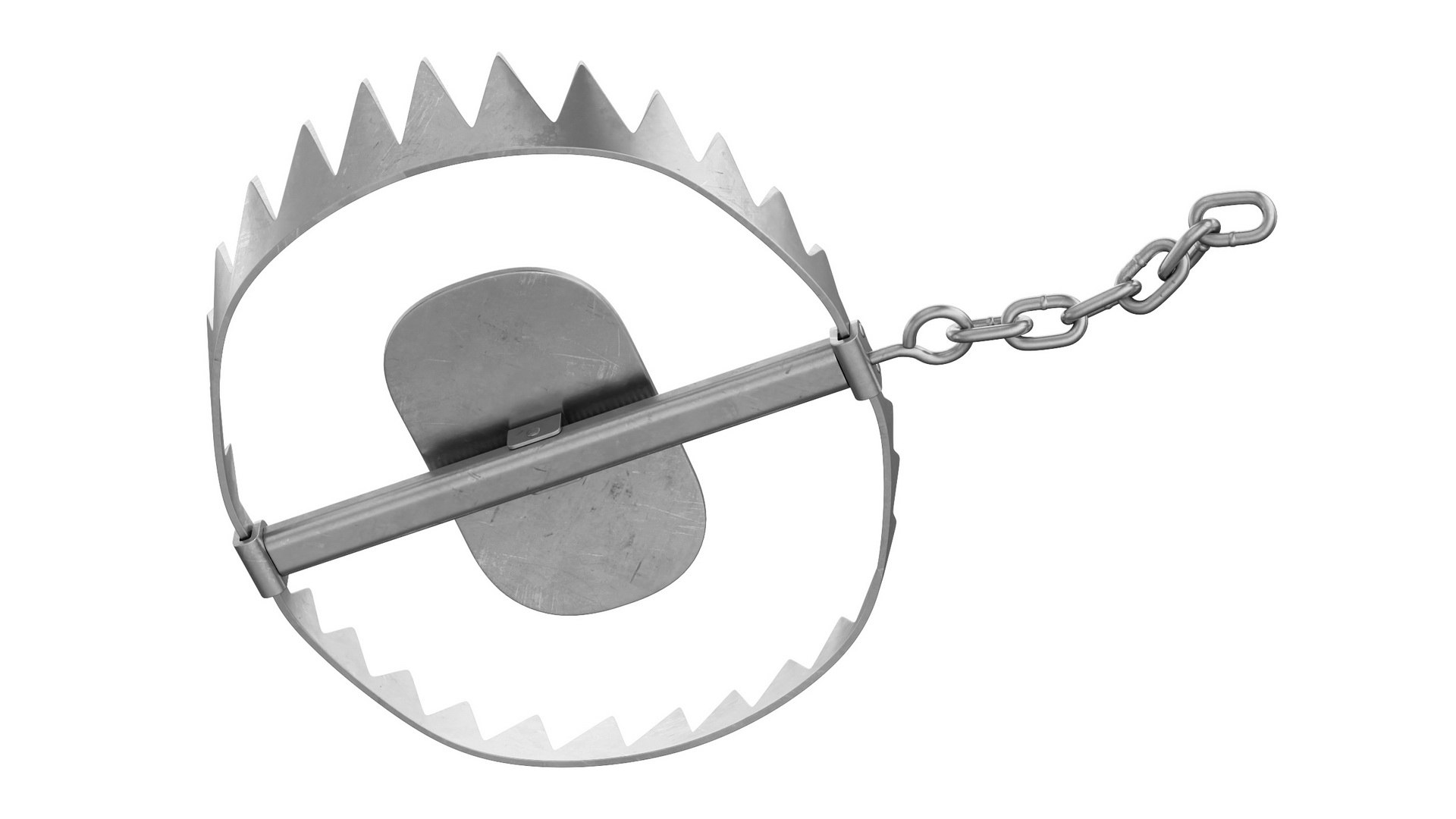 Steel Bear Trap 3D - TurboSquid 1933653