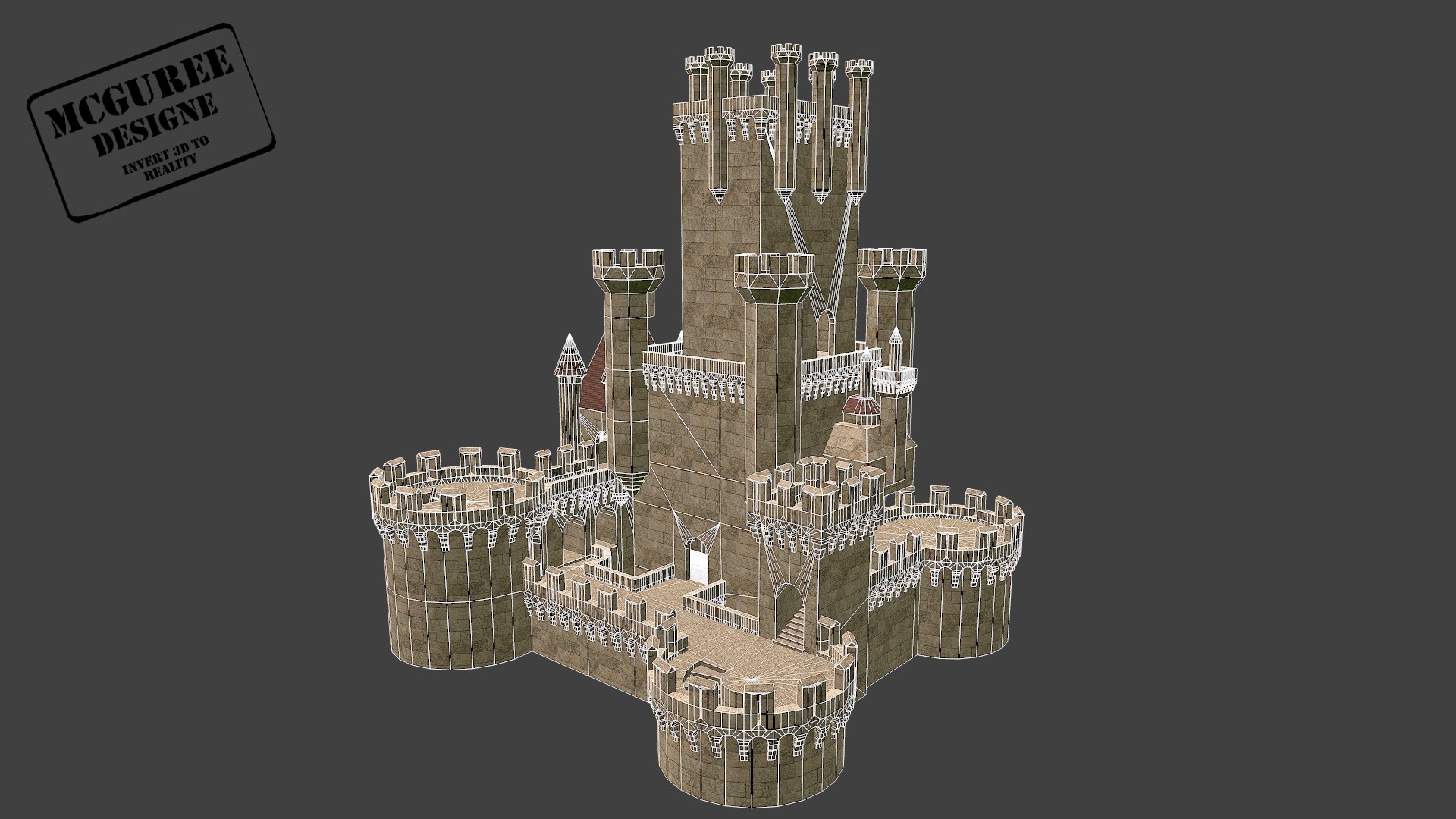 3D Model Medieval Castle - TurboSquid 1802171