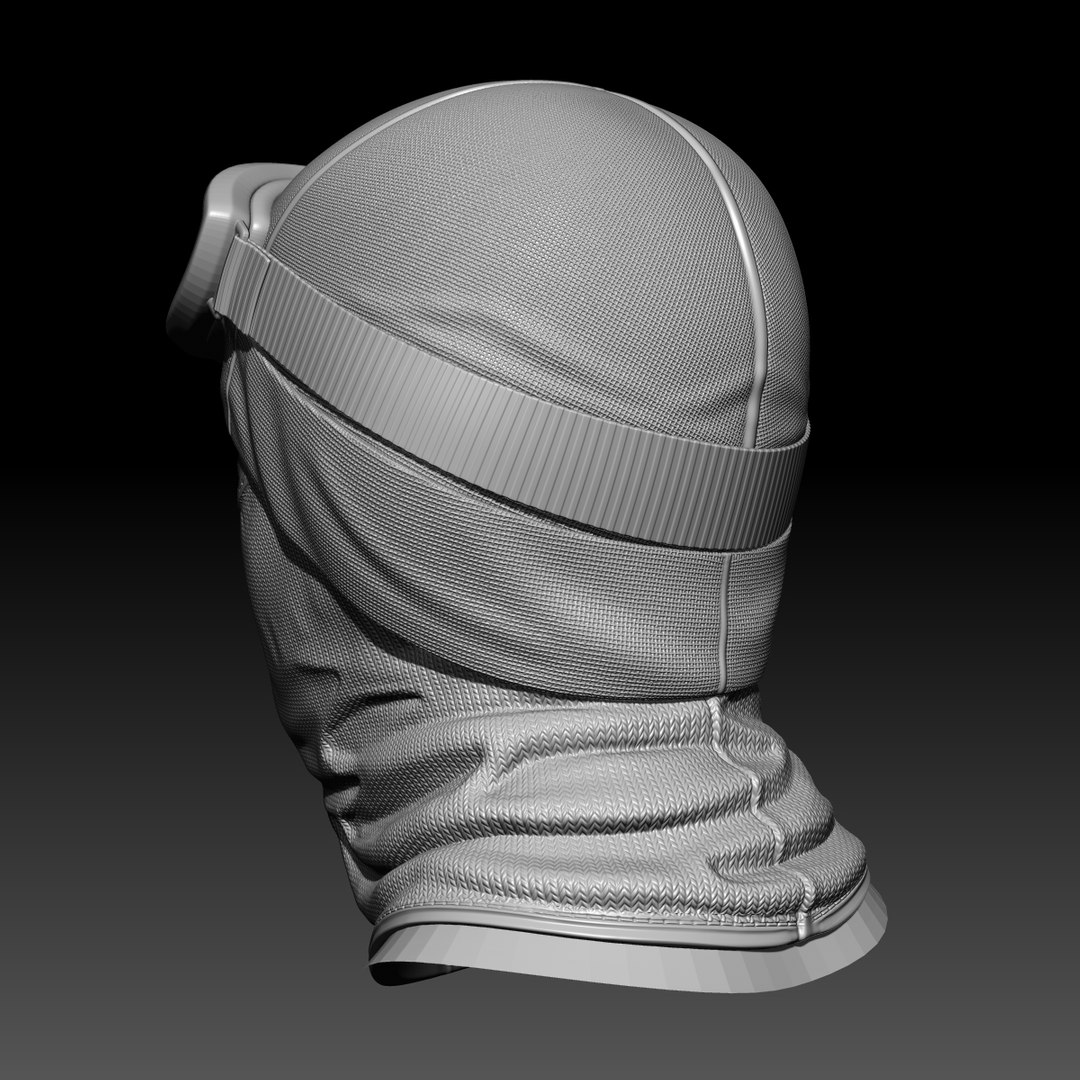 Male Hood Hd 3d Model