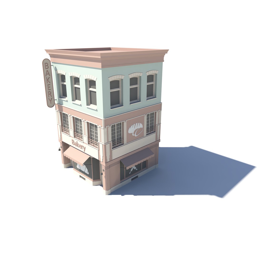 3D Bakery 02 Model - TurboSquid 1467813