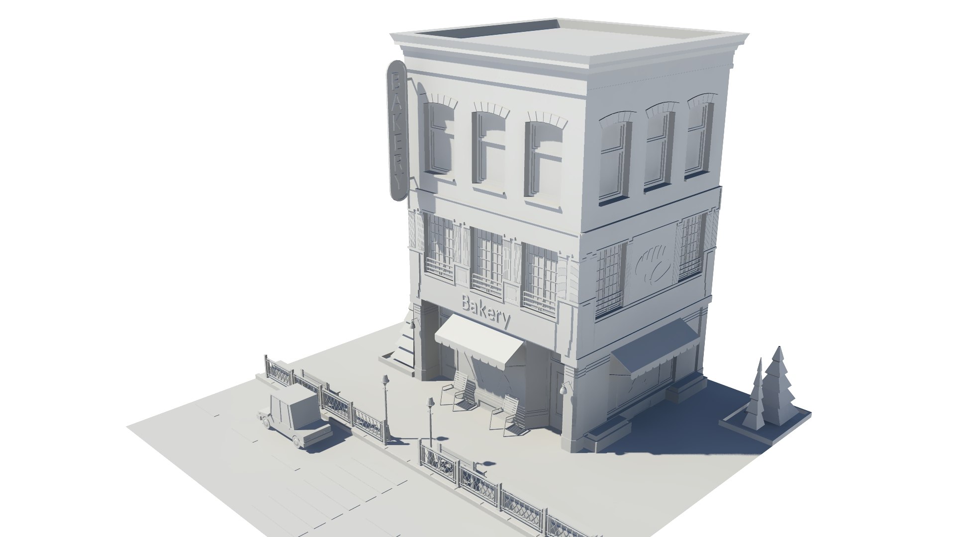 3D Bakery 02 Model - TurboSquid 1467813