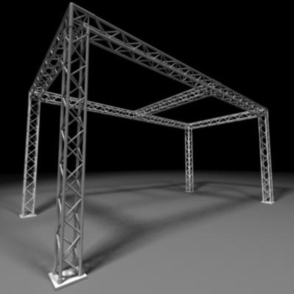 3d truss model
