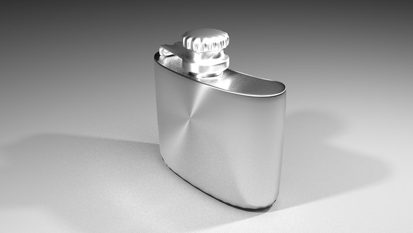 modelo 3d Hip Flask 5oz - TurboSquid 1994947