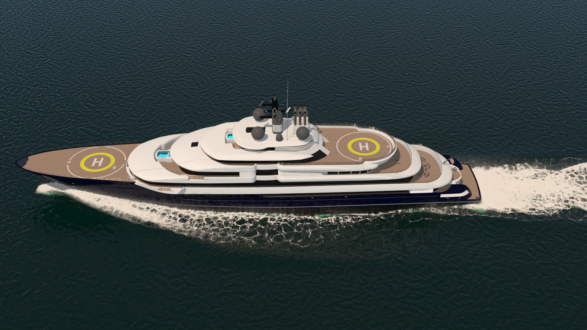 3D Ursula Superyacht Dynamic Simulation Model - TurboSquid 2147422