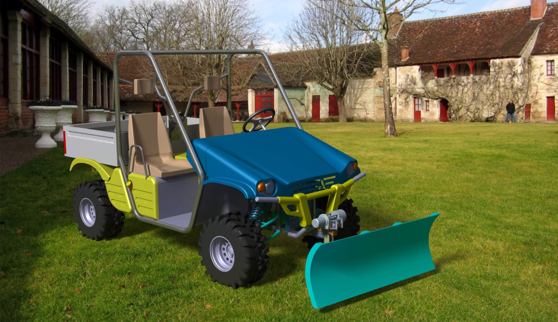 Utility Vehicle Concept 3d Wrl