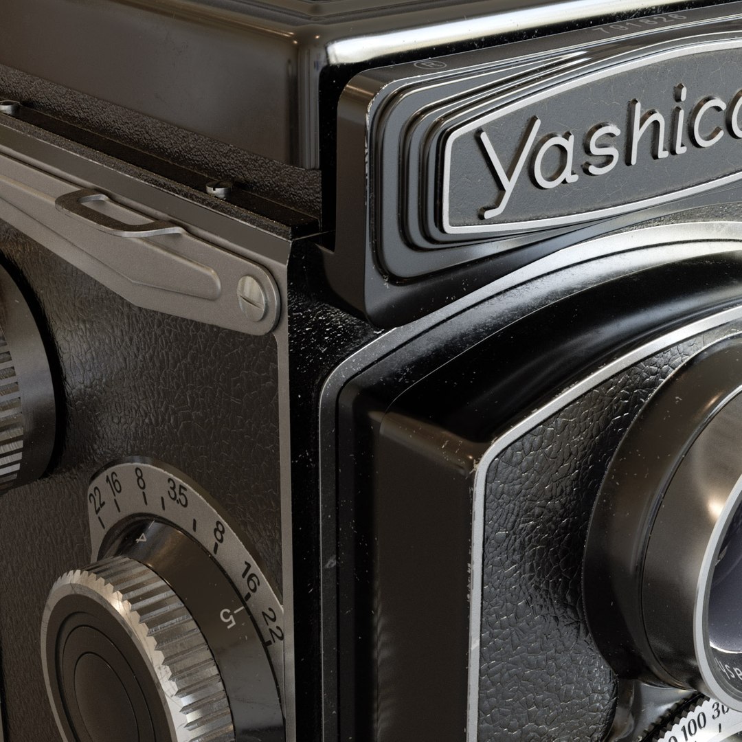3D Yashica Camera - TurboSquid 1269946