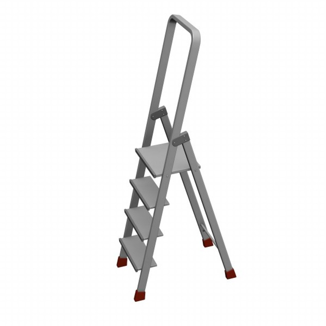 Ladder Stepladder 3d Max